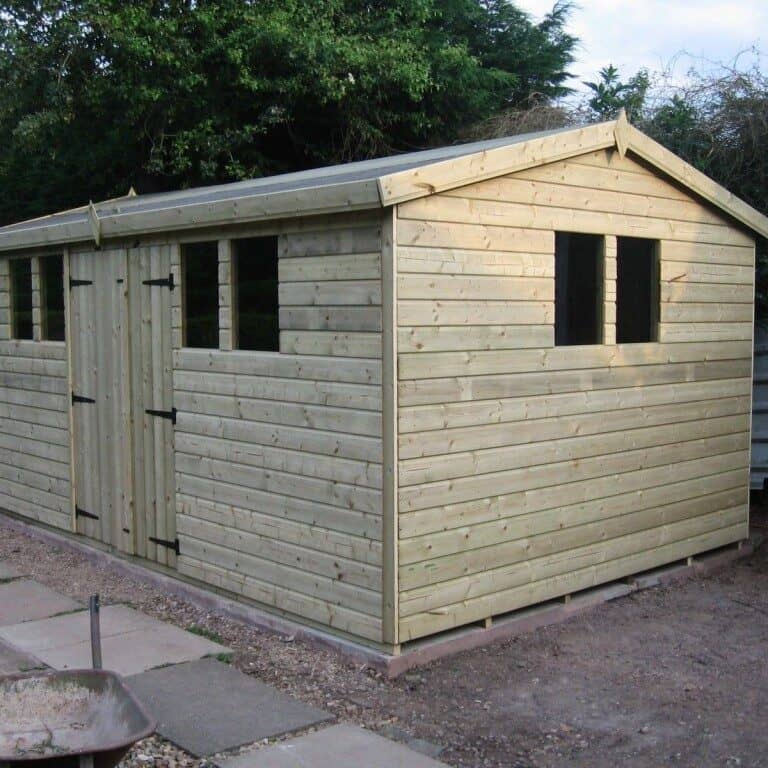 10 x 8ft Apex With Breathable Membrane - Midlands Sheds