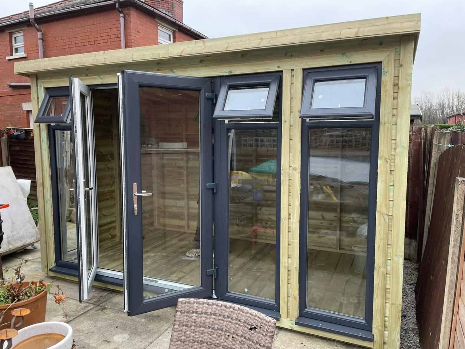 12x8 UPVC Summerhouse - Midlands Sheds & Summer Houses