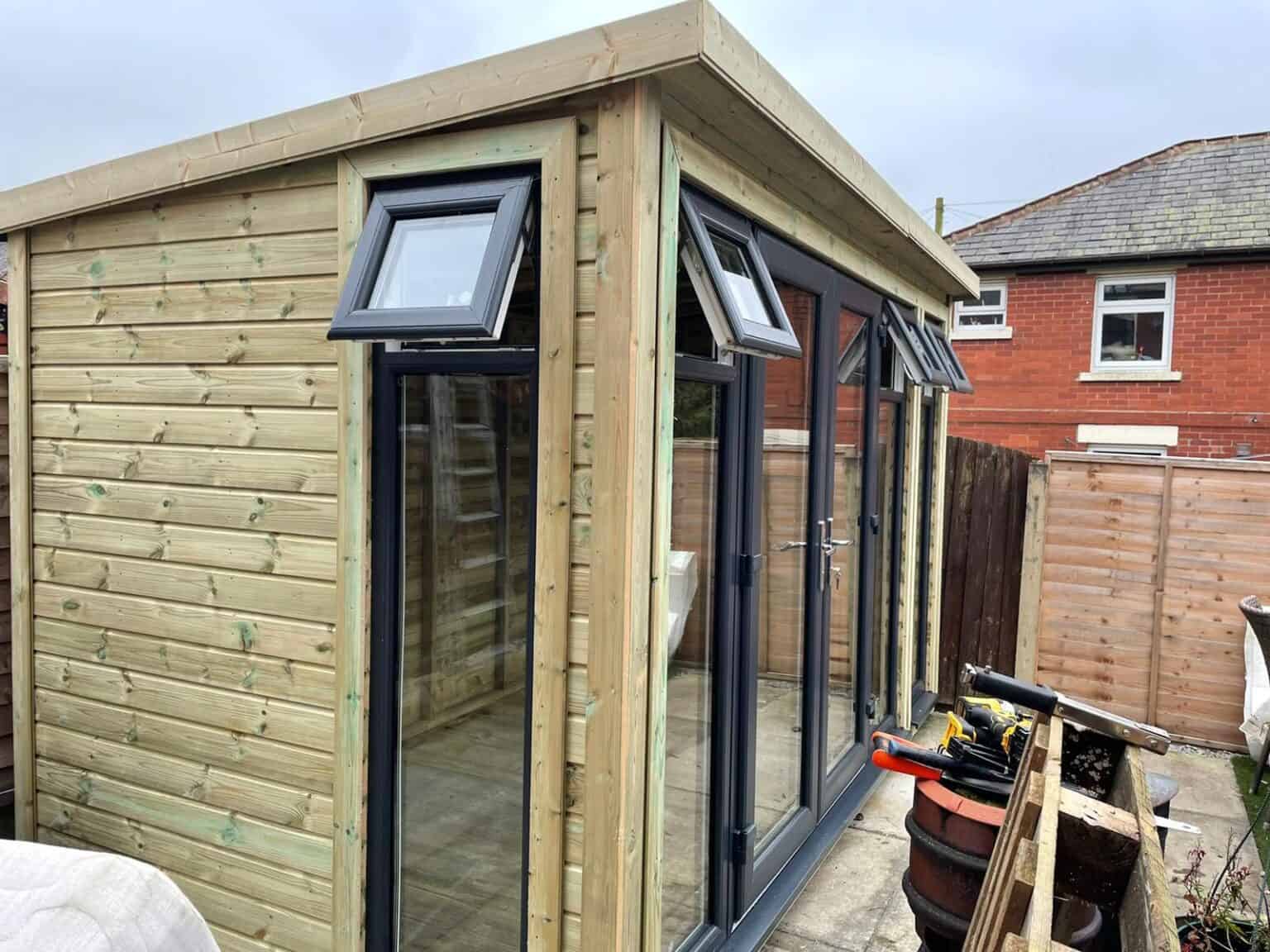 12x8 UPVC Summerhouse - Midlands Sheds & Summer Houses