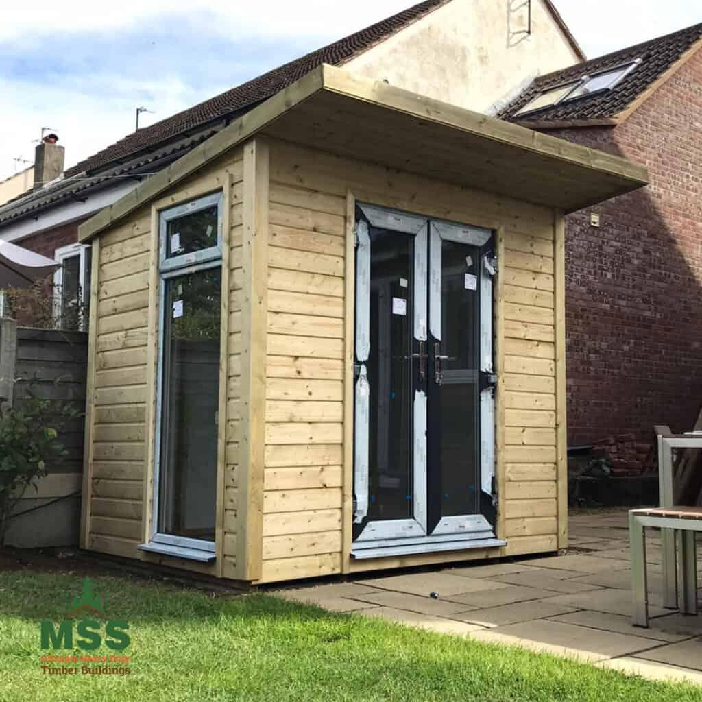 8x6ft UPVC Ultimate Garden Office - Midlands Sheds & Summer Houses