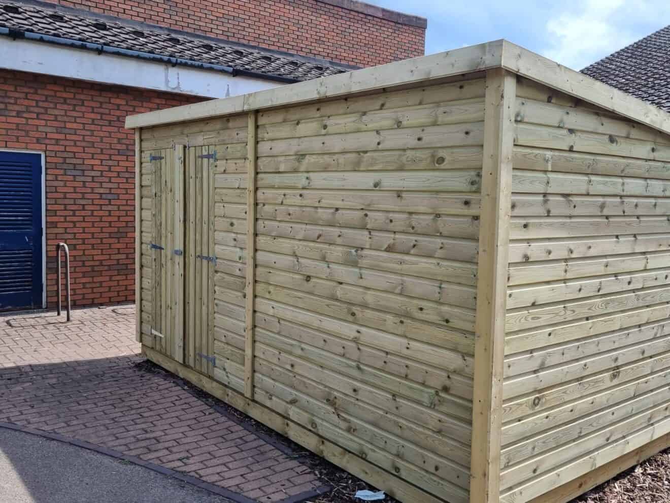 14 x 8 Pent Shed - Midlands Sheds & Summer Houses