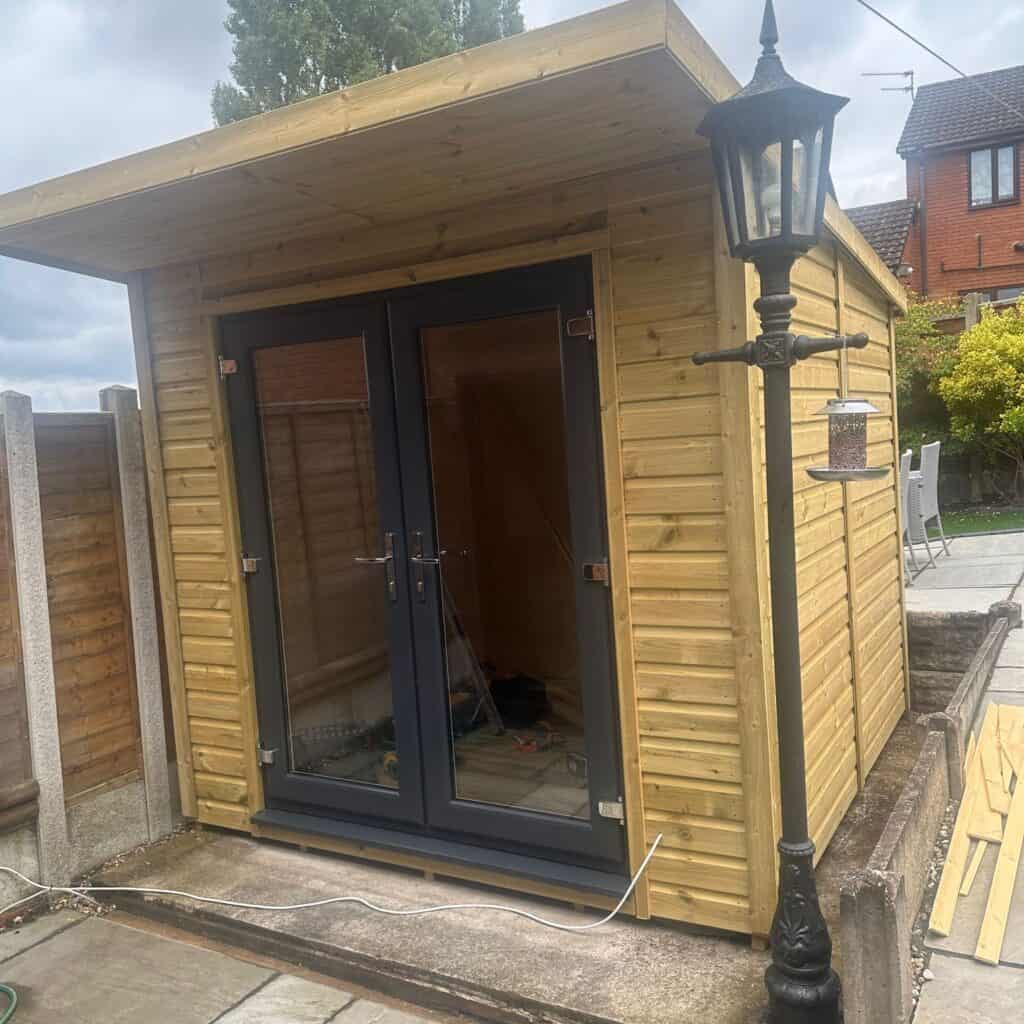 8 x 8 Pent UPVC - Midlands Sheds & Summer Houses